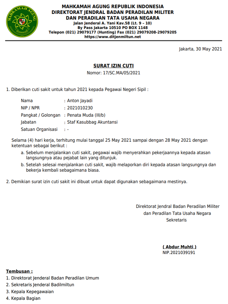Aplikasi E Cuti Pegawai Dengan Framework Codeigniter Php Dan Mysql
